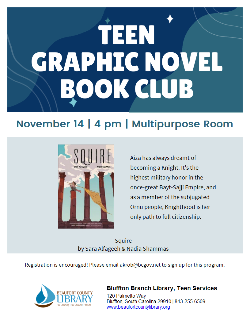 What’s Happening at Beaufort Libraries: Nov 14th ~ Nov 19th! | Friends ...